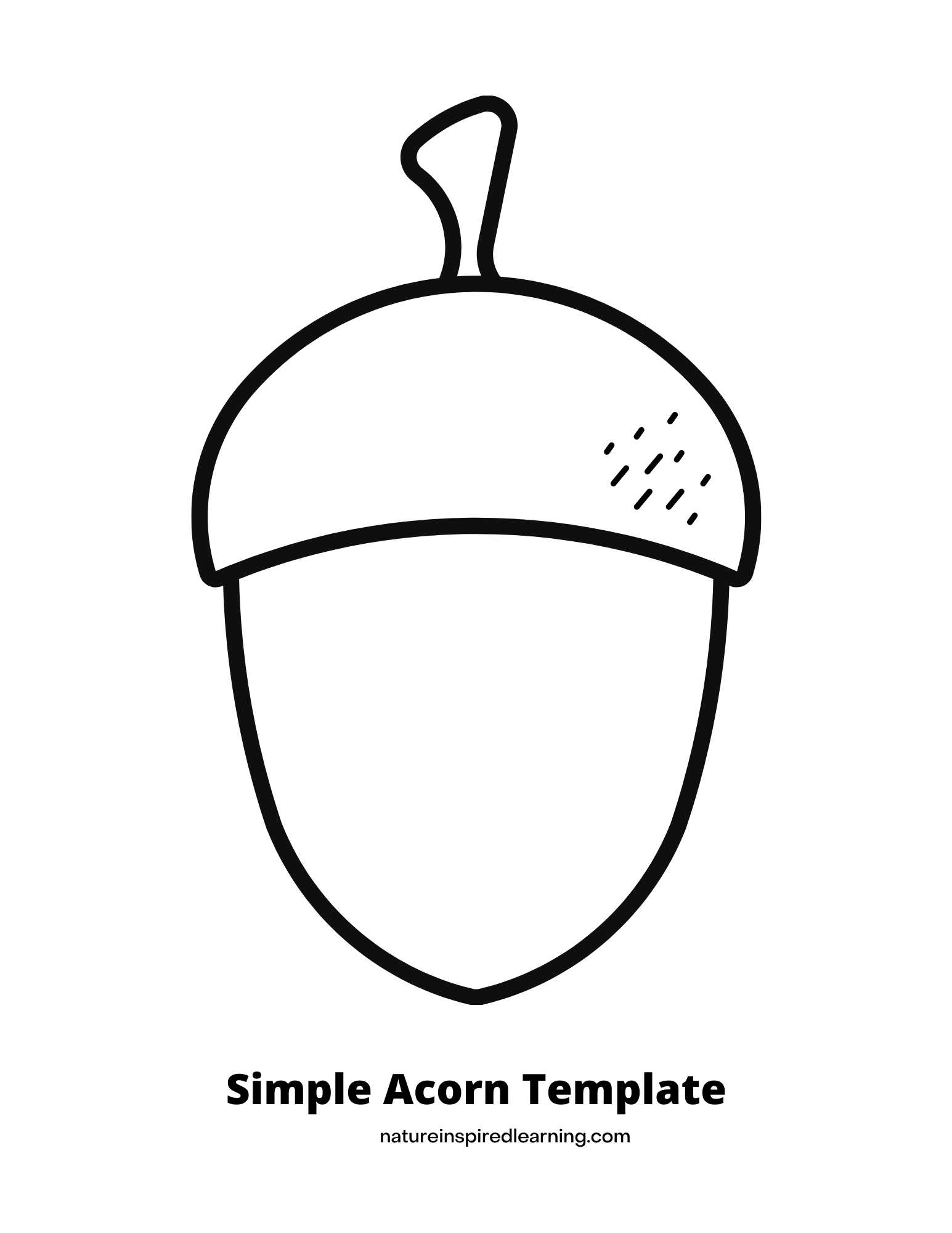 Acorn Coloring Pages Perfect for Autumn - Nature Inspired Learning