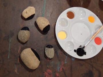 How to Make DIY Ladybug Painted Rocks - Nature Inspired Learning