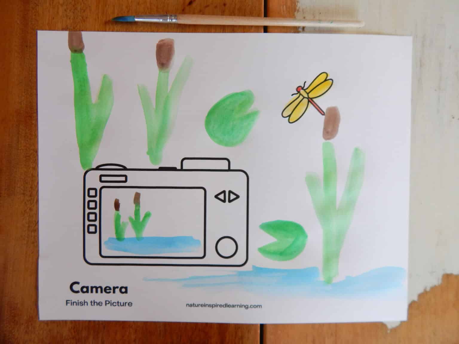 Free Finish the Picture Drawing Worksheets - Nature Inspired Learning