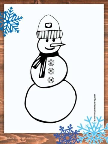 Snowman Coloring Pages Perfect for Winter - Nature Inspired Learning