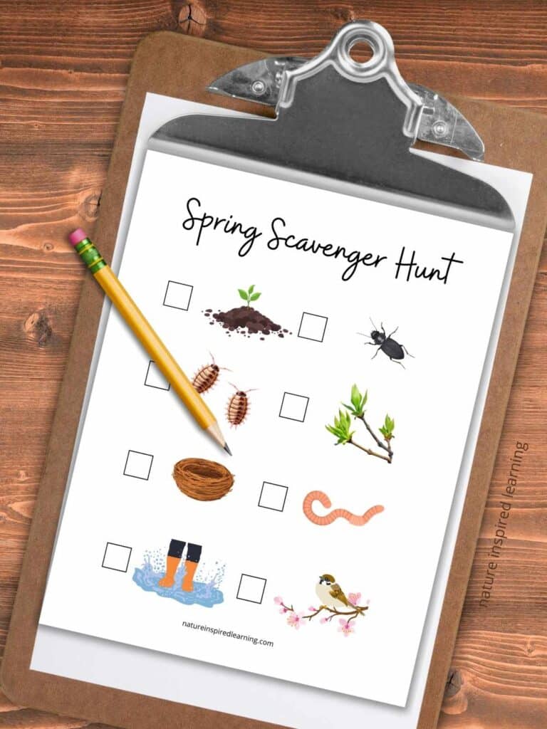 Spring Scavenger Hunt - Nature Inspired Learning