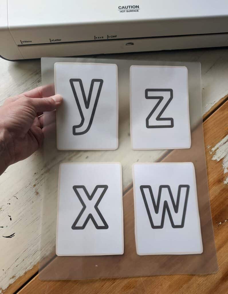 Printable Letter Flashcards (A-Z) - Nature Inspired Learning