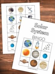 Printable Solar System Bingo - Nature Inspired Learning