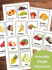 Fruit Flashcards - Nature Inspired Learning