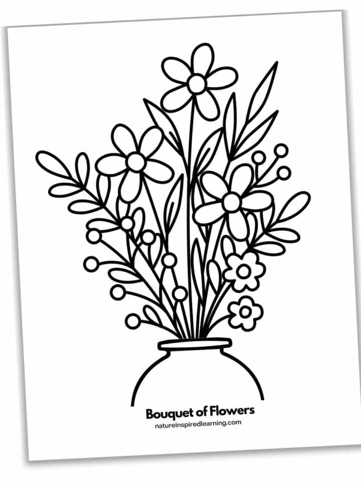 Beautiful Flower Coloring Pages - Nature Inspired Learning