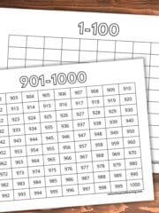 Hundreds Charts (Free Printable) - Nature Inspired Learning
