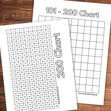 150 Number Charts (Free) - Nature Inspired Learning
