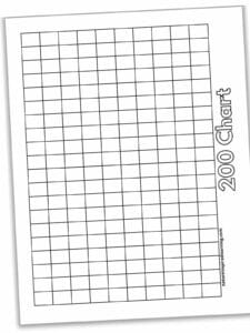 200 Chart Printables - Nature Inspired Learning