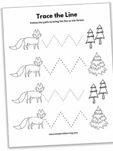 17 Line Tracing Worksheets (Free) - Nature Inspired Learning