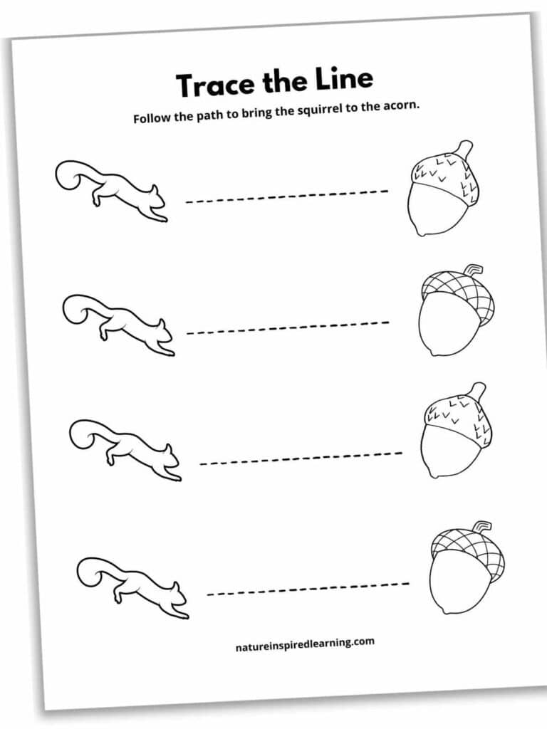 17 Line Tracing Worksheets (Free) - Nature Inspired Learning