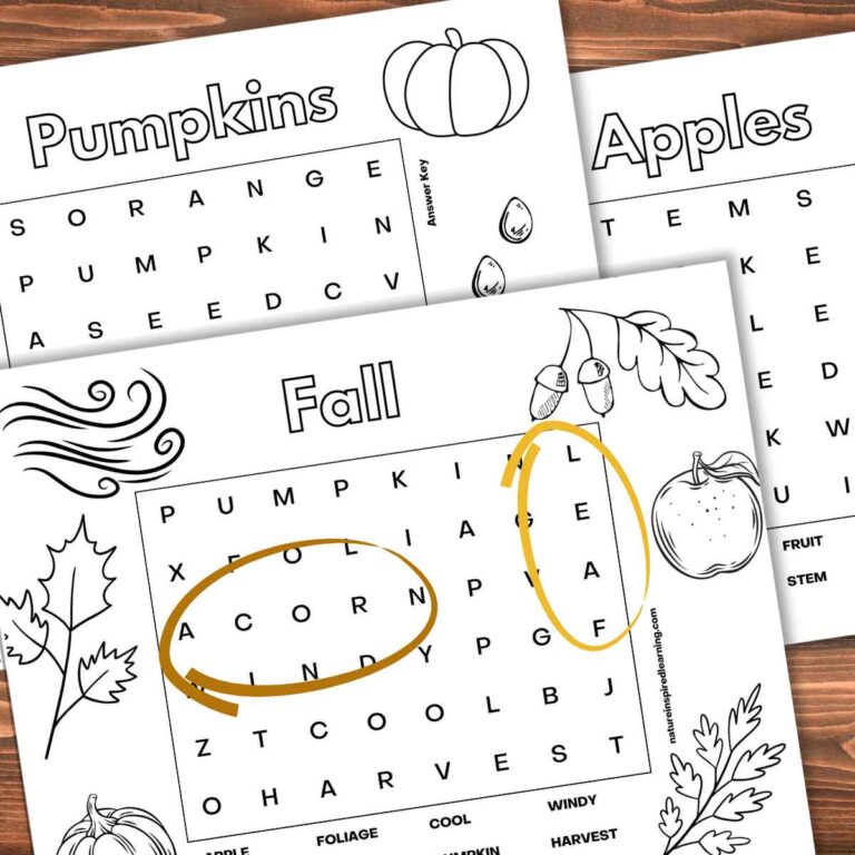 Acorn Coloring Pages Perfect for Autumn - Nature Inspired Learning