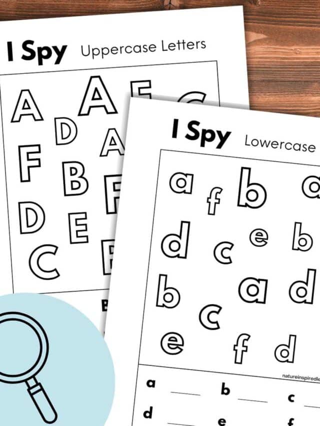 Color Tracing Worksheets - Nature Inspired Learning