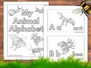 Animal Alphabet Printables - Nature Inspired Learning
