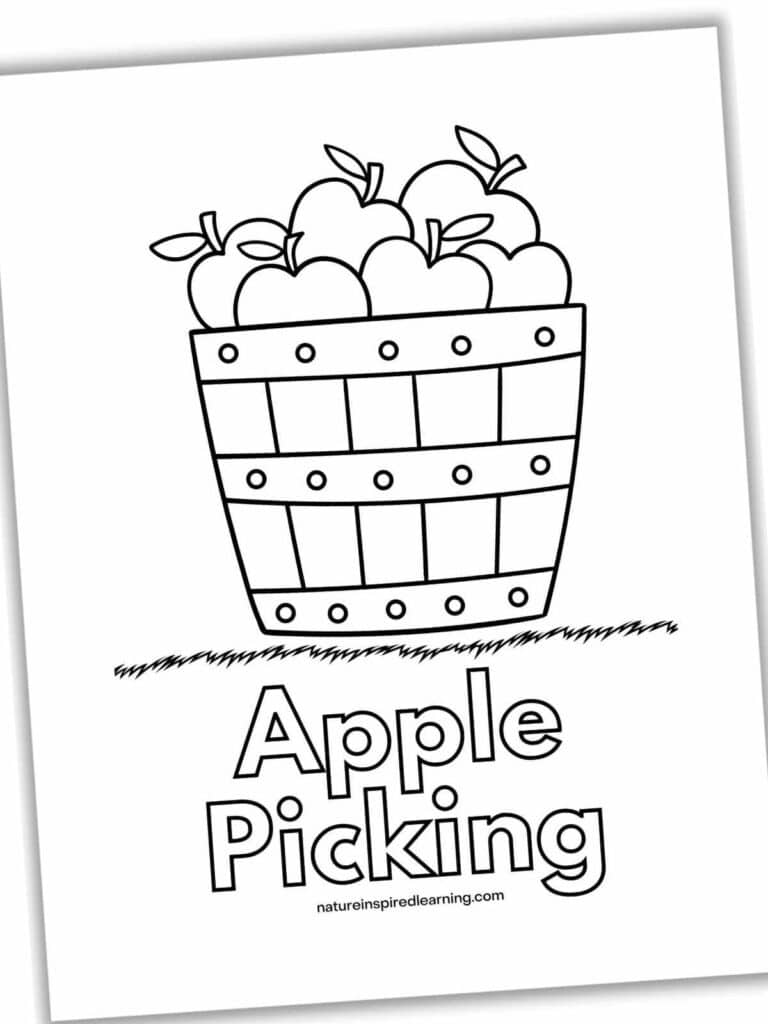 Apple Tree Coloring Pages - Nature Inspired Learning